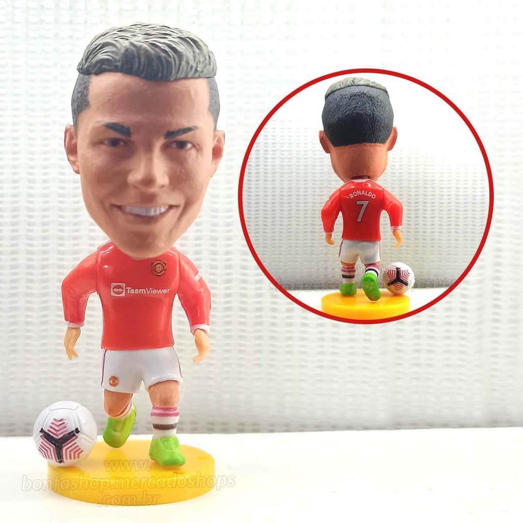 Mini Craque Cristiano Ronaldo Manchester United 2022 - Miniatura ...