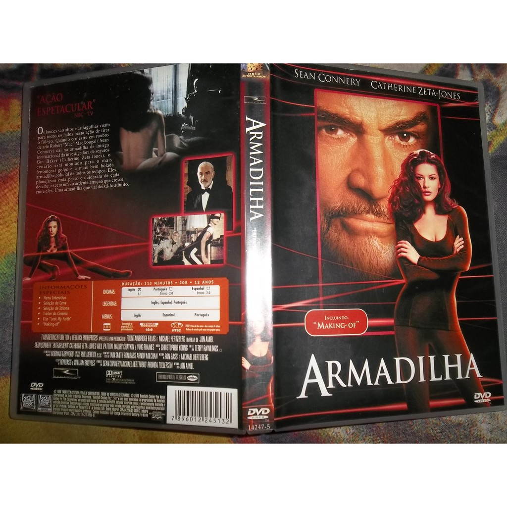 dvd armadilha sean connery | Shopee Brasil