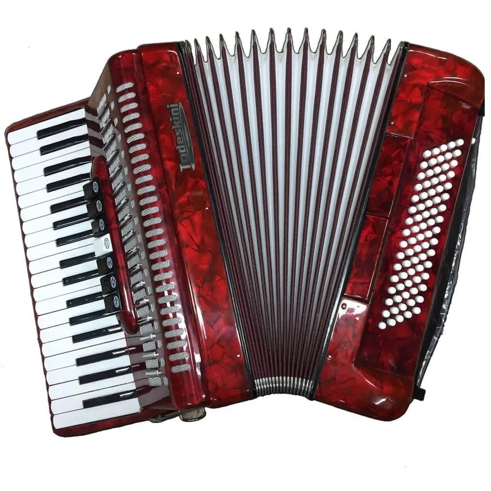 Sanfona Gaita Acordeon 120 Baixos 7 Registros Todeskine 41 Teclas ...