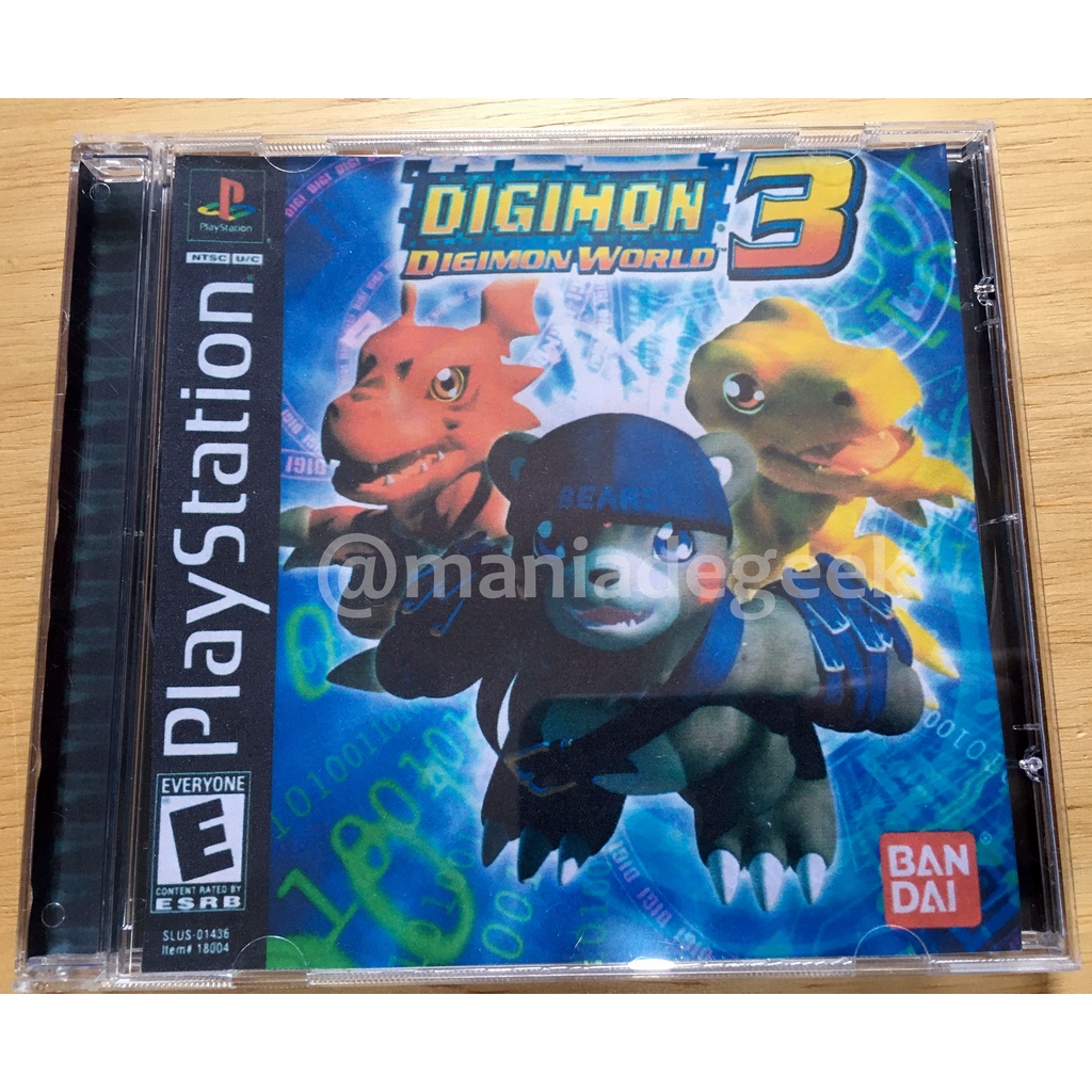 Jogo Digimon World 3 de Play 1 PsOne | Shopee Brasil