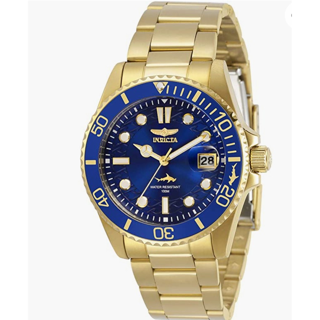 Relógio Invicta Original Pro Diver 30484 Banhado a Ouro 18k relógio de ...
