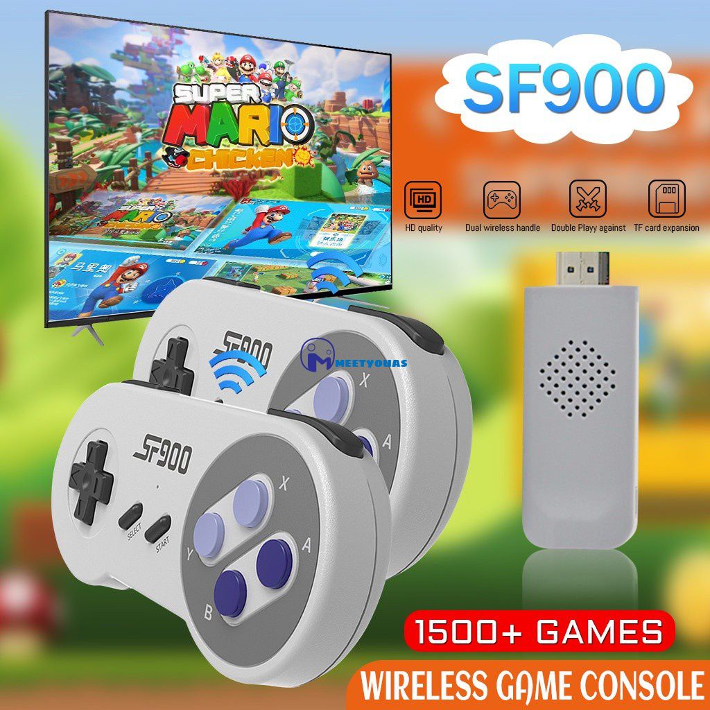 Sf900 2.4g Draadloze Retro Snes Consola De Jogos Sem Fio Controlador ...