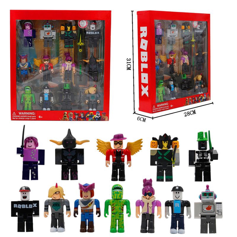 12 Pçs / Set Roblox Modelos Personagem Do Jogo Mini Action Figure Toy ...