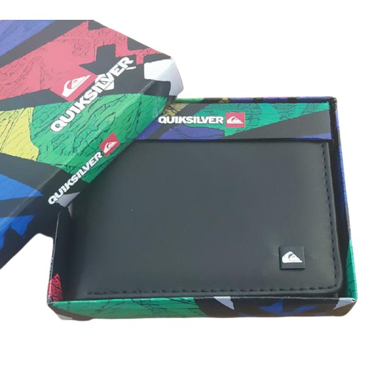 Carteira Quiksilver Em Couro Premium Slim Com Envio Imediato. | Shopee ...
