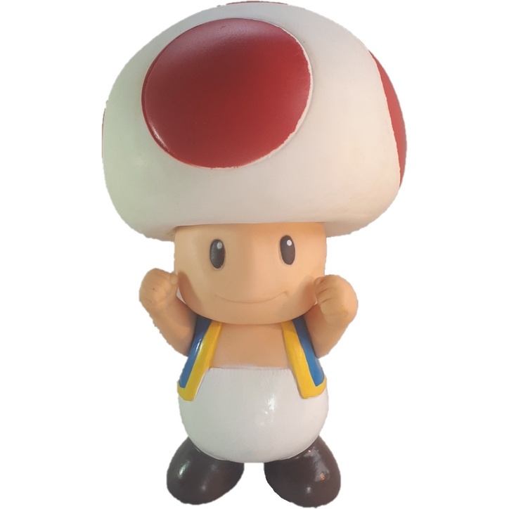 Boneco Turma Do Super Mario Bros - Personagem Toad De 20cm | Shopee Brasil