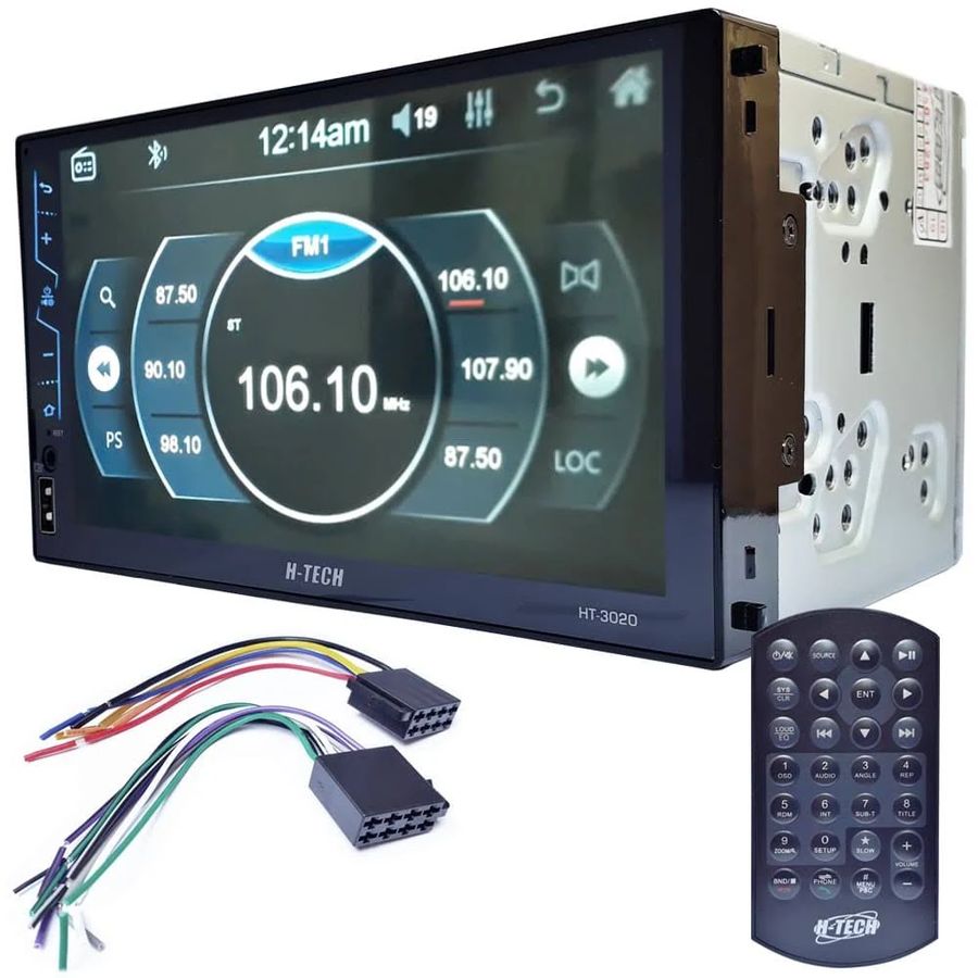 Central Multimidia H-tech Espelhamento Android/iOS Ht-3020 | Shopee Brasil