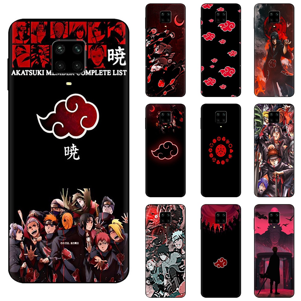 Capa De Silicone Akatsuki Sharingan Naruto Redmi Note 9 Pro , 9s , 9T ...