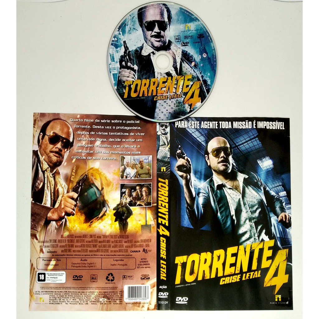 DVD - TORRENTE 4 CRISE LETAL - ORIGINAL | Shopee Brasil