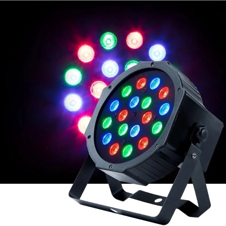 Refletor Led Par 64 Rgbwa 18 Leds De 15w Dmx Ip65 Bivolt Nf - Corre Que ...