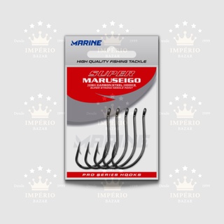Anzol Super Maruseigo Black Marine Sports - Cartela | Shopee Brasil