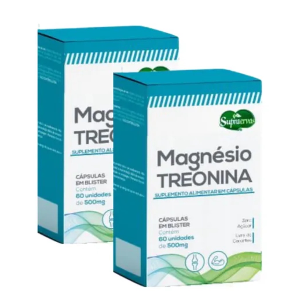 Magnésio Treonato Bisglicinato Taurato Dimalato 60 Cápsulas | Shopee Brasil