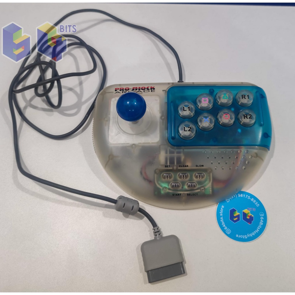 [PlayStation 1] Controle Arcade Pro-Shock PS1 PS2 Original Usado ...