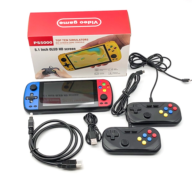 (PSP mais recente) IPS 5.1 polegadas PS5000, videogame de fliperama de ...