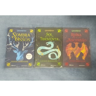 Trilogia Grisha - Leigh Bardugo LACRADO, Livros Sombra e Ossos, Sol e Tormenta, Ruína e Ascensão ...