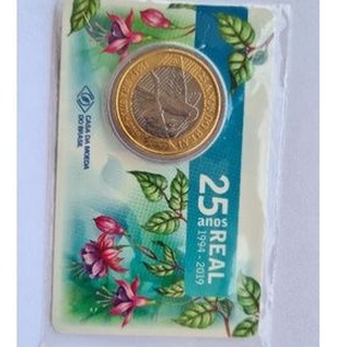 Cartão Oficial Moeda 25 anos do Plano Real Beija-Flor | Shopee Brasil