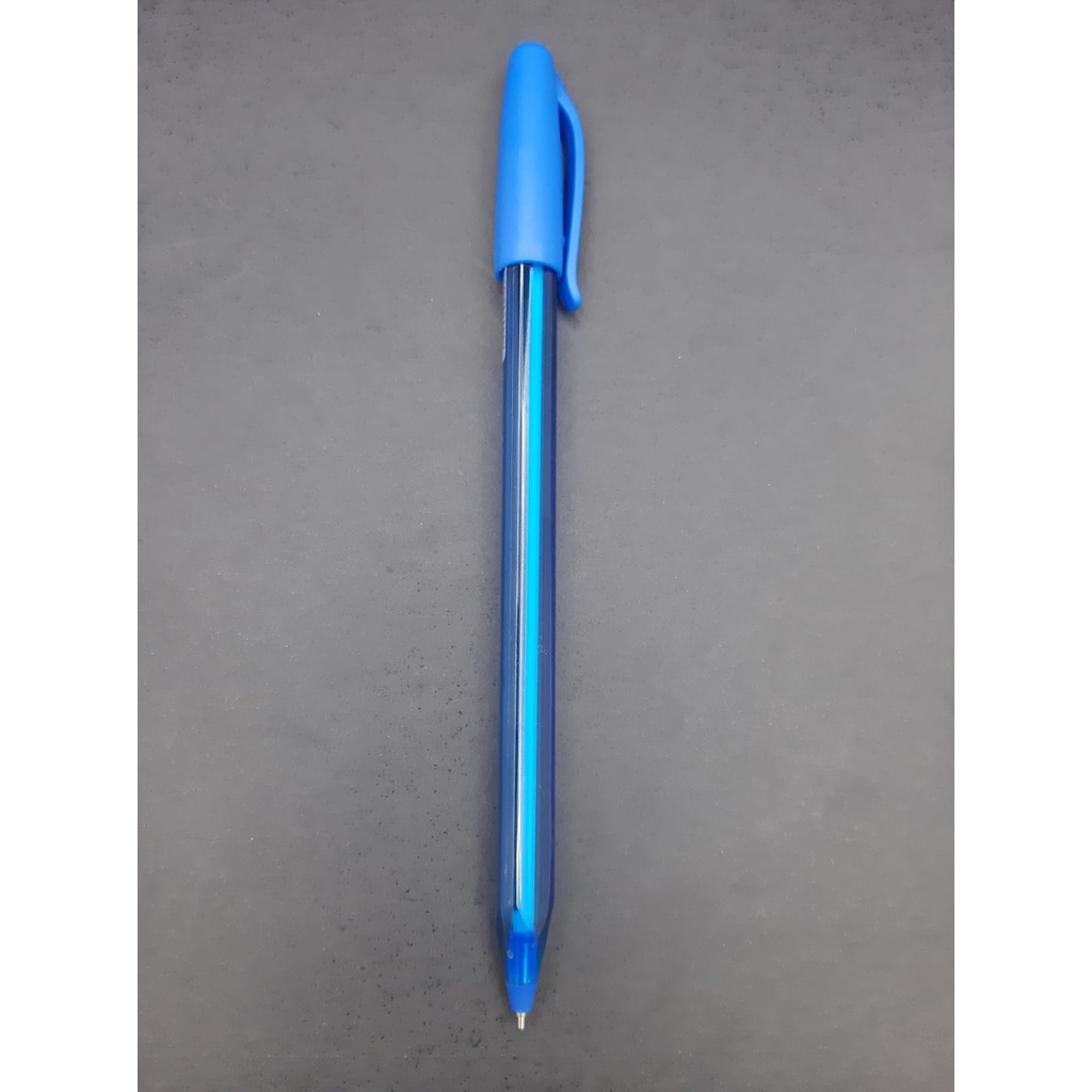 Caneta InkJoy Esferográfica Paper Mate Kilometrica 100 Azul Ponta Fina ...