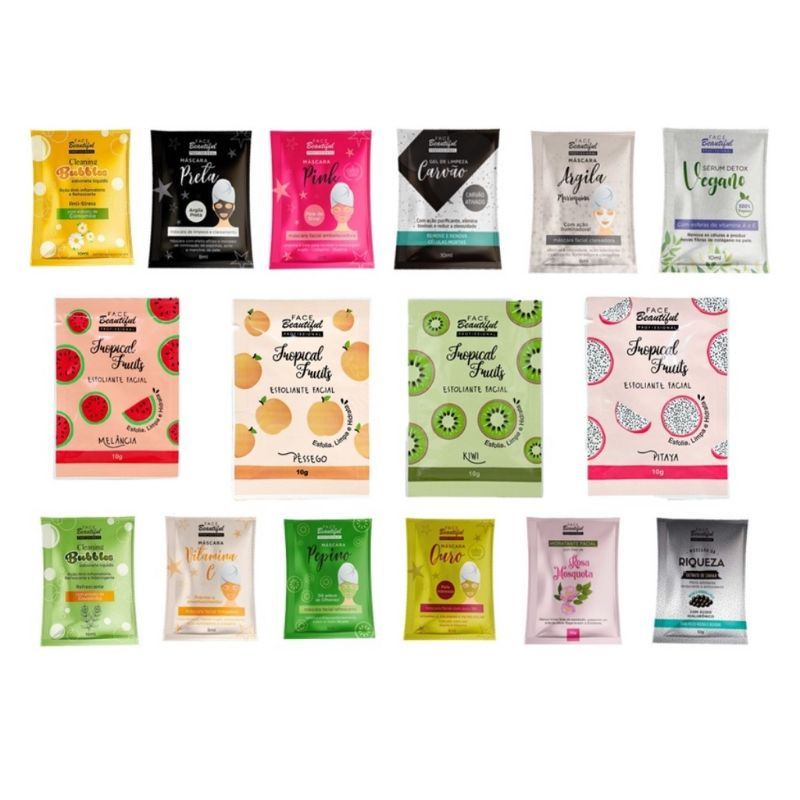 Sachê facial Face Beautiful 10g | Shopee Brasil