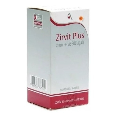 Zirvit Plus C/ 30 Comprimidos | Shopee Brasil