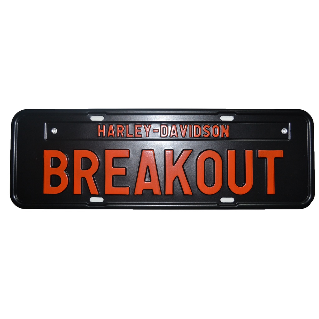 Placa de Alumínio Decorativa da BREAKOUT Harley-Davidson - Escorrega o ...