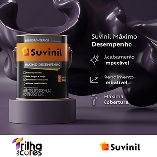 Tinta Acrílico Fosco Máximo Desempenho Branco Neve 3,6L Suvinil | Shopee Brasil