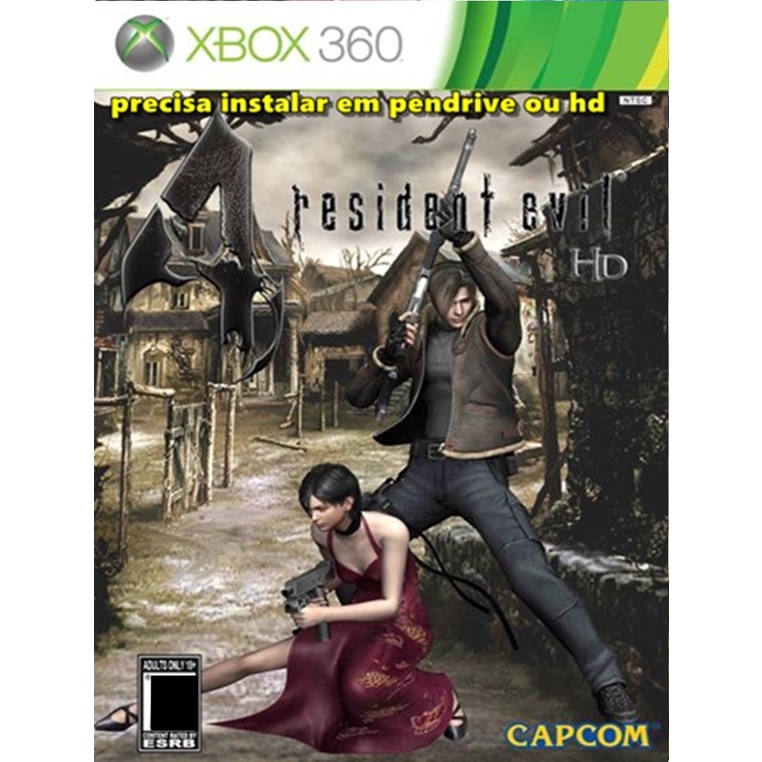 Jogo Resident Evil 4 Hd - De X Box 360, Para Desbloqueios R Gh/ L T 3.0 ...