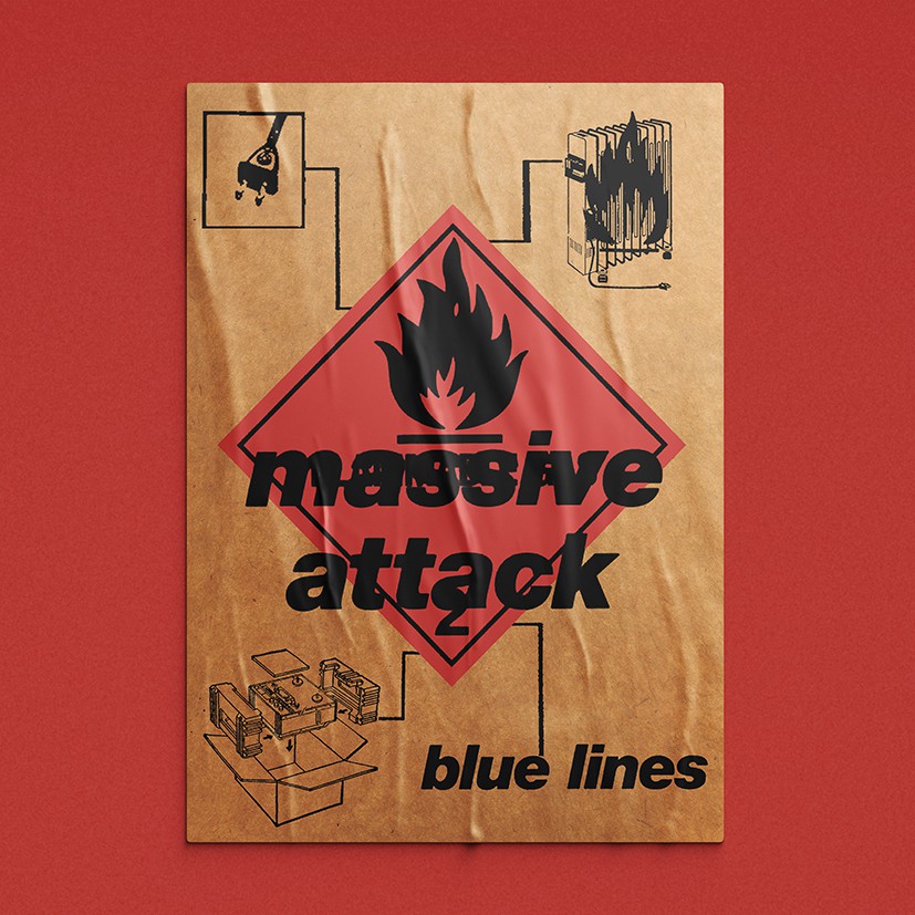 Poster Massive Attack - Blue Lines / Tamanho A3 | Shopee Brasil