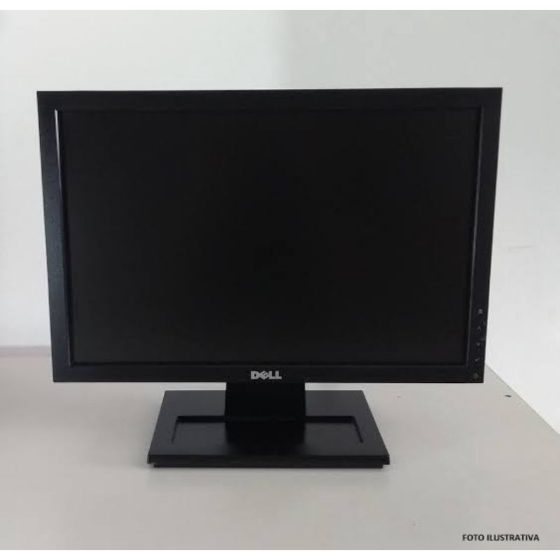 Monitor Dell 17 polegadas modelo E1709Wc com suporte | Shopee Brasil