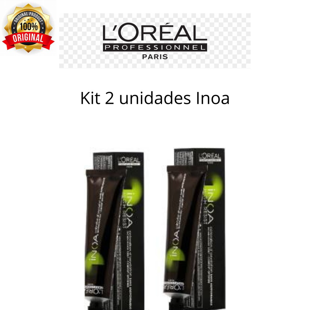 Inoa Loreal Todas As Cores Escolha A Sua Kit 2 Tinta - 60g | Shopee Brasil