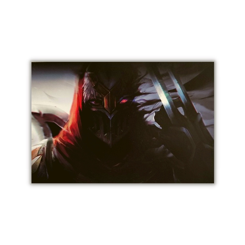 Placa Quadro Decorativo Zed League Of Legends Geek Nerd MDF | Shopee Brasil