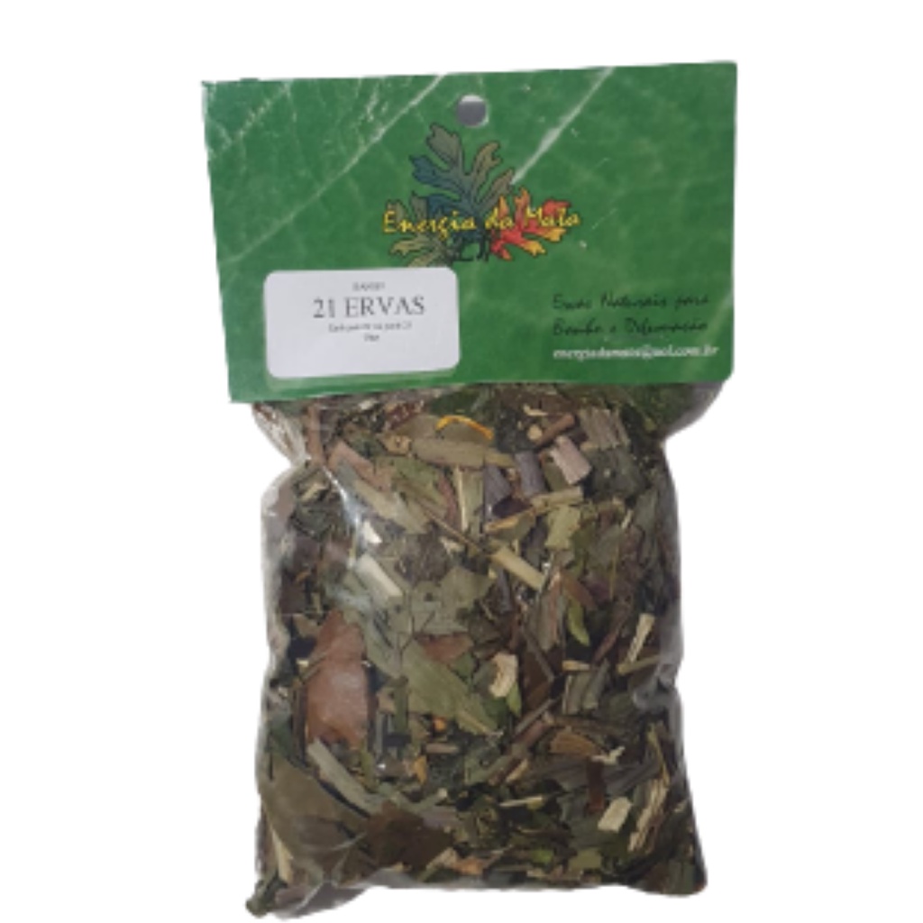 Banho de ervas - 21 ervas - Energia da Mata - 30g | Shopee Brasil