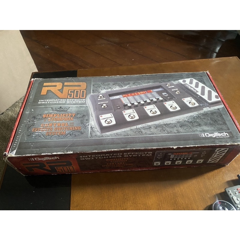 Pedaleira pra Guitarra Digitech RP500 novíssima! - Escorrega o Preço
