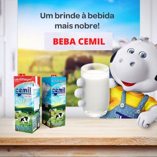 Leite CEMIL UHT Integral 1litro | Shopee Brasil