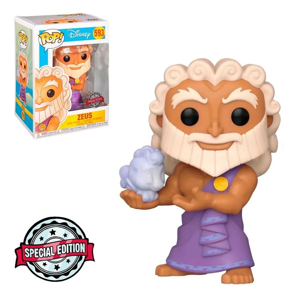 Funko Pop Disney Hercules Exclusive - Zeus - 593 | Shopee Brasil