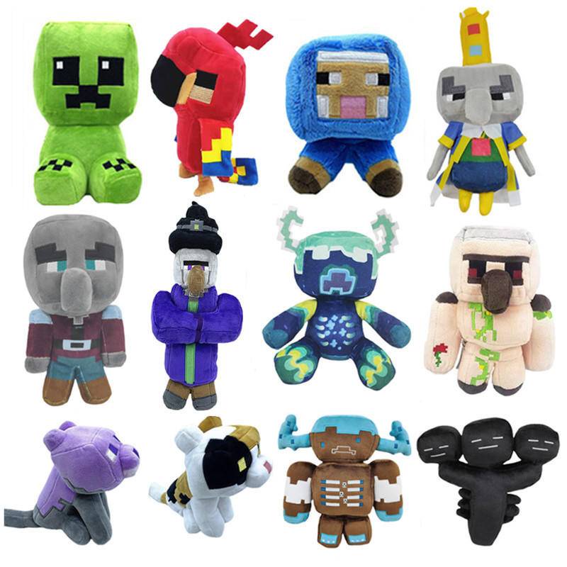 50pcs! Todo Pelúcia de Minecraft Brinquedo Casinha de Boneca de Pano ...
