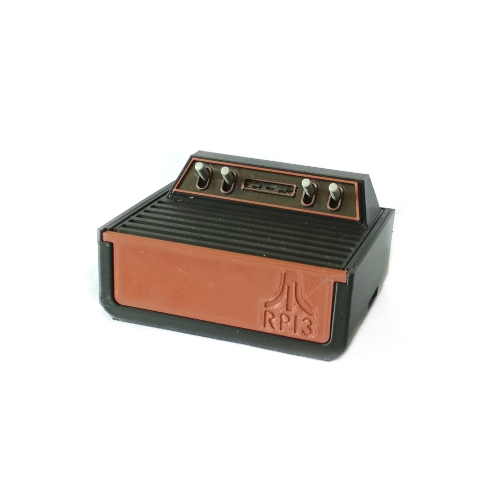 Case raspberry pi 3/2 Atari mini com sistema fecha fácil | Shopee Brasil