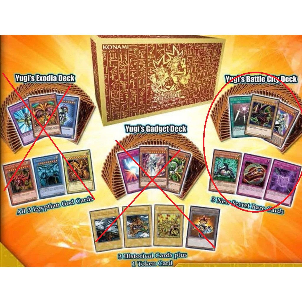 Yu-gi-oh Deck Legendary 1(SET deck somente as da foto)( Inglês ...