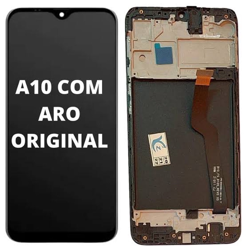 Tela Display Frontal A10 A105 c/Aro Original c/ Frame Incell | Shopee ...