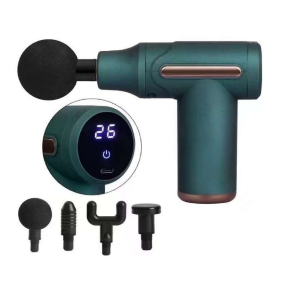 Pistola Massageadora/ Massage Gun Digital (6 Velocidades e Painel Digital) | Shopee Brasil