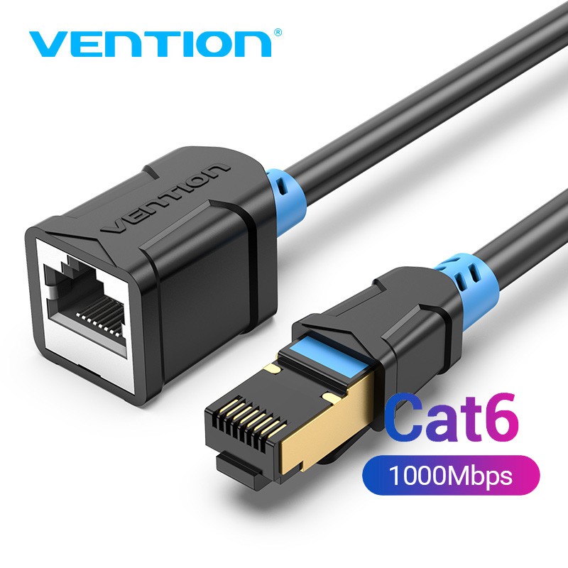 Venção Ethernet Cabo De Extensão De Cabo Blindado Cat6 Rj45 Cantos ...