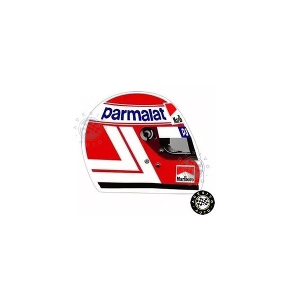 Adesivo Niki Lauda Capacete 1984 Helmet Sticker F 1 | Shopee Brasil