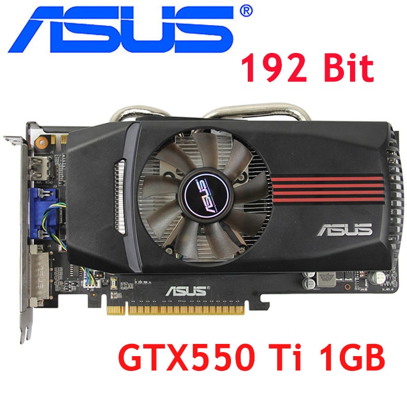Placa Gráfica ASUS GTX550Ti 1GB 192Bit GDDR5 De Vídeo Geforce GTX 550 ...