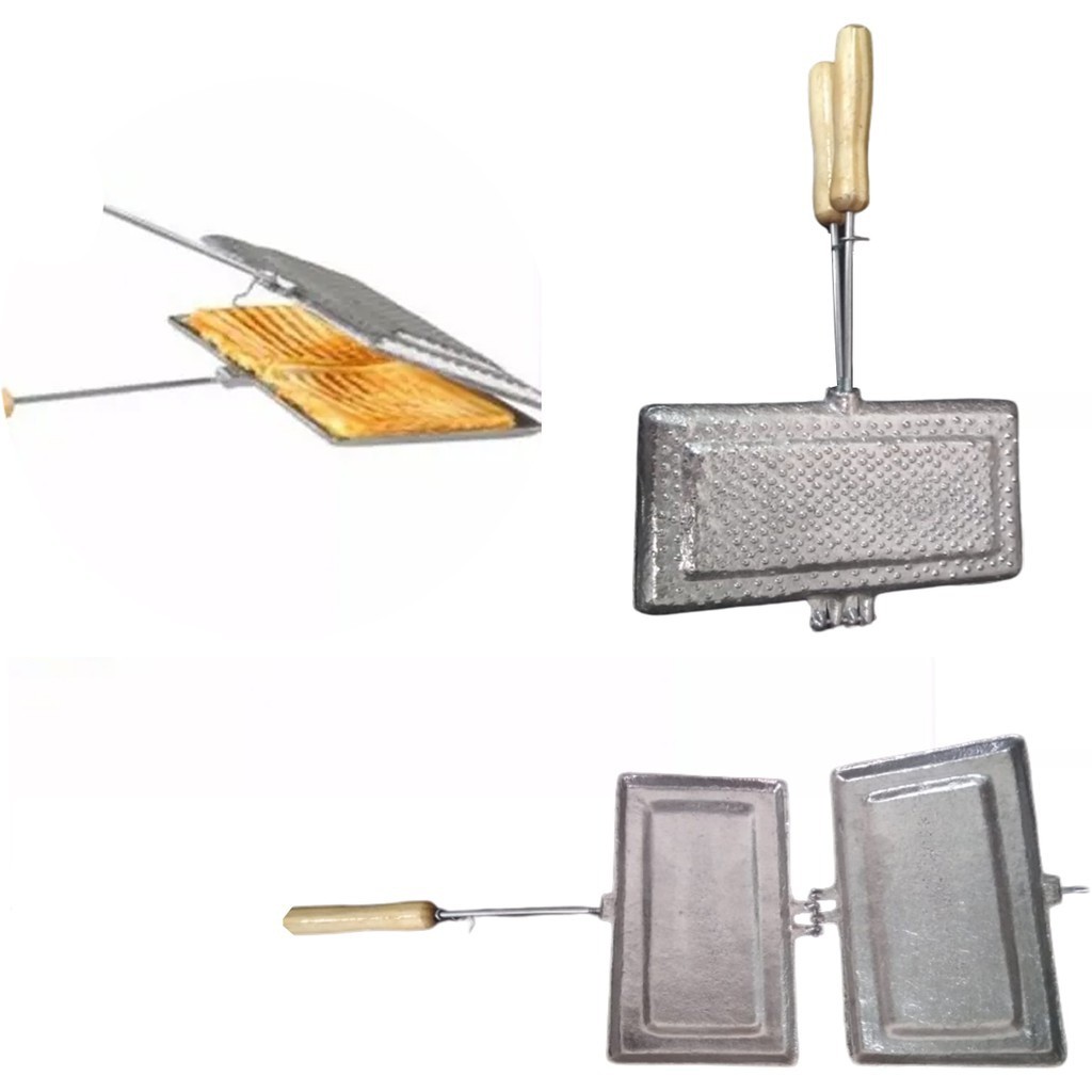 Tostequeira Dupla Sanduicheira Misto Quente Forma Aluminio Tostex ...