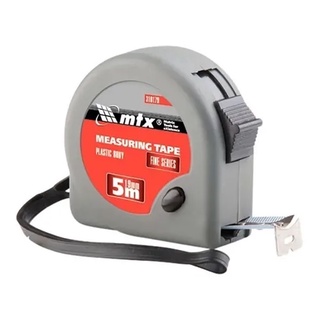 Trena Métrica De Aço Manual Emborrachada 5 Metros X 19MM Com Trava ...