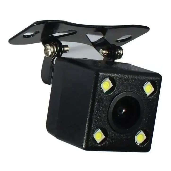 Câmera de Ré Universal Estacionamento 4 Leds Automotiva Visão Noturna ...