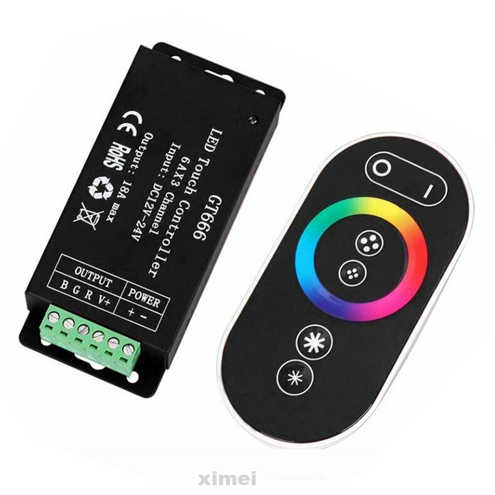 Controle Rgb Led Sensível Com Múltiplas Modos Sem Fio Economia De ...