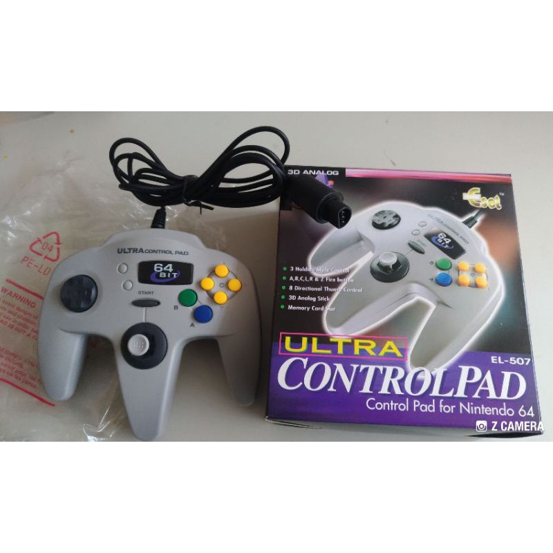 Controle Nintendo 64 ultra 64 bits | Shopee Brasil