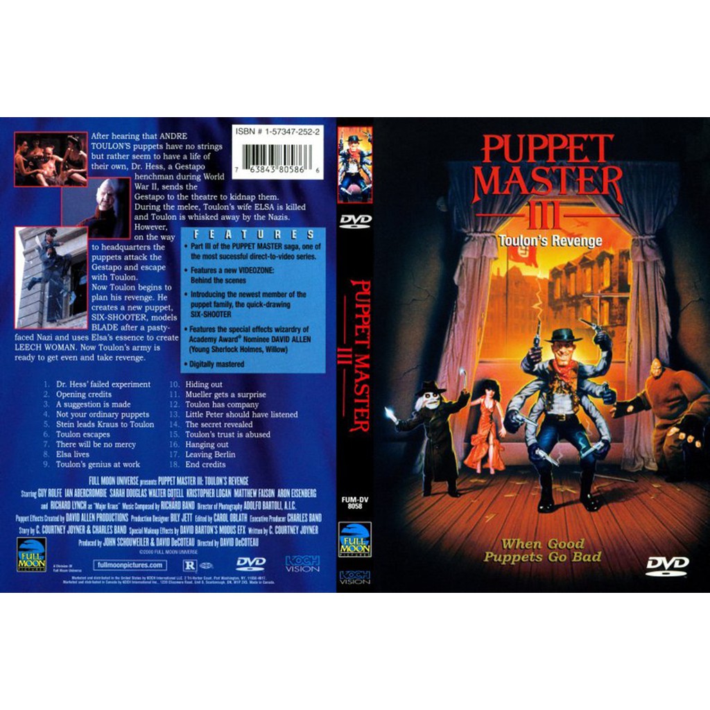 Puppet Master 3 - O Mestre Dos Brinquedos | Shopee Brasil