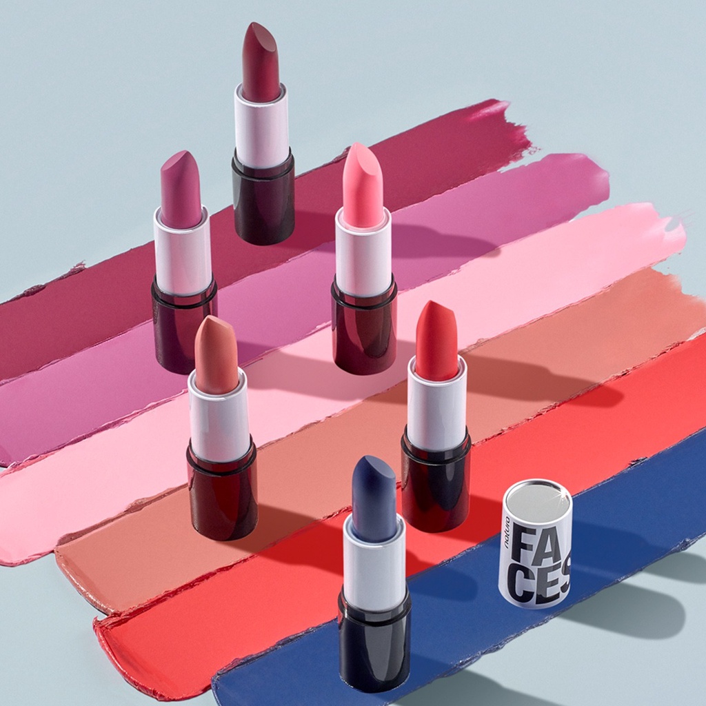 Batom Faces, cremosos e matte Natura - Escolha a sua cor | Shopee Brasil