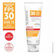 Sunmax Sensitive FPS 30 - Protetor Solar 60ml | Shopee Brasil