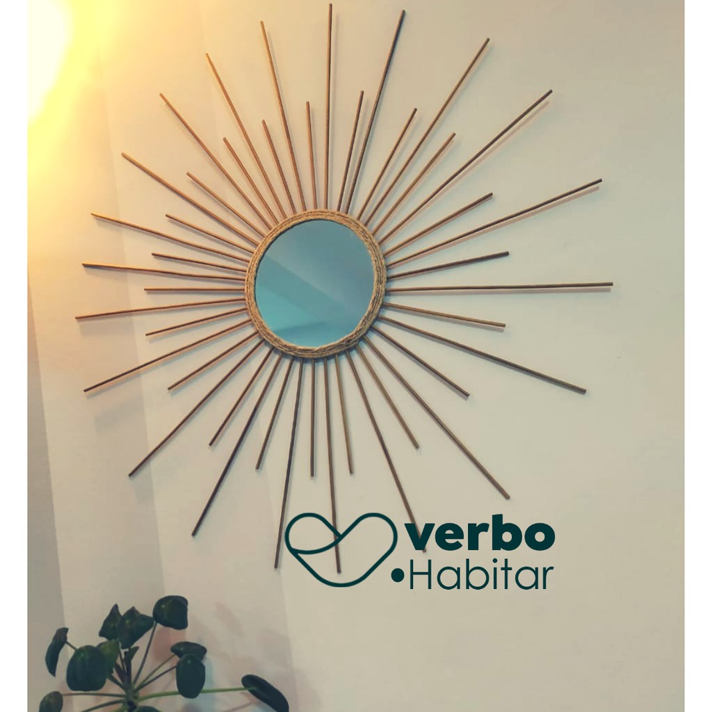 Espelho Sol 70cm | Shopee Brasil